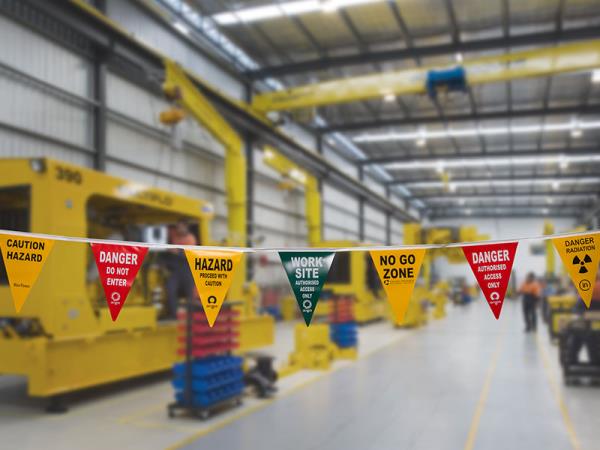 Safety Flags } Plain, Printed & Custom | Buy Safety Bunting