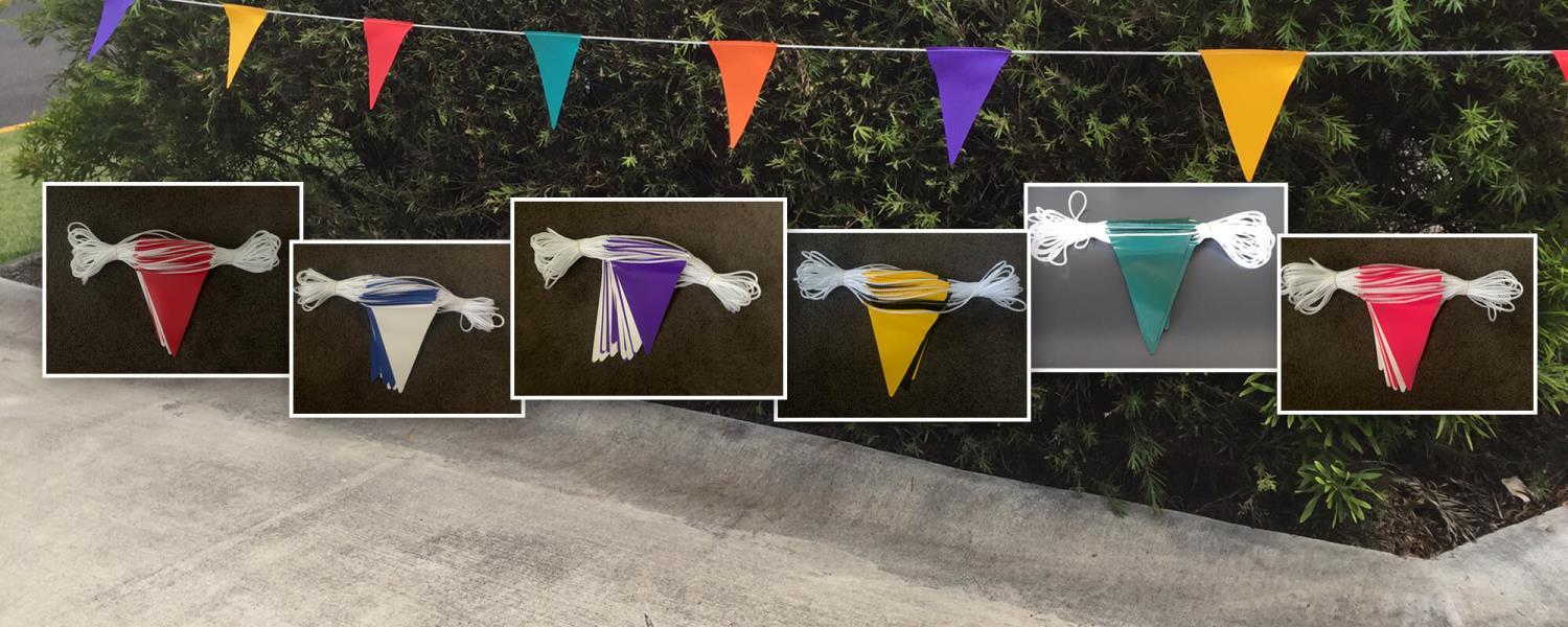 Coloured Safety Flags On Rope | Buy Safety Flagging